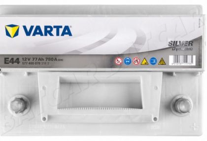 Акумулатор (десен плюс) 77 Ah. E44 SILVER dynamic VARTA VT 577400SD